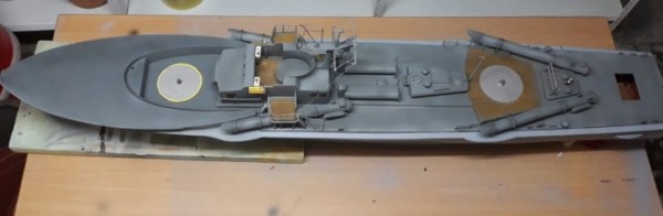 Das deutsche Schnellboot der Jaguar-Klasse „S573“ aus der Bucht